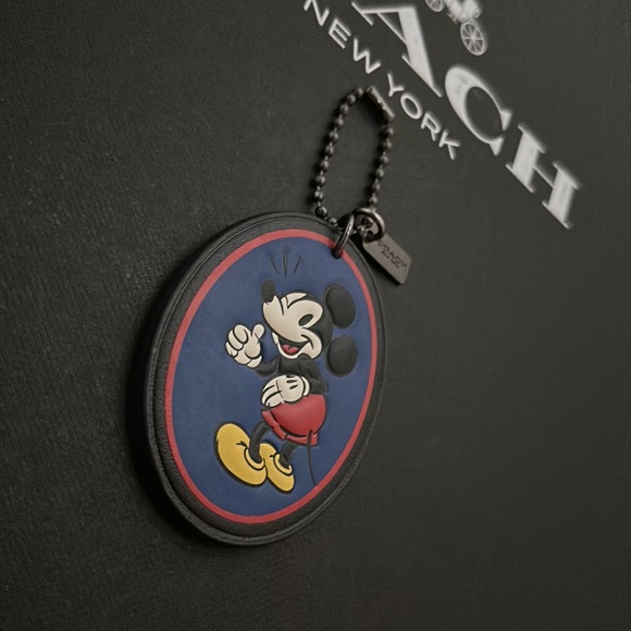 Coach | Accessories | Coach X Disney Mickey Mouse Leather Fob Chain ...